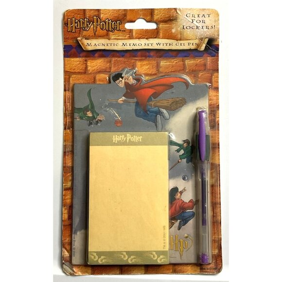 Warner Bros. | Office | 20 Harry Potter Magnetic Memo Set With Gel Pen ...